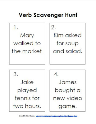 Inclusive Insights: Verb Scavenger Hunt