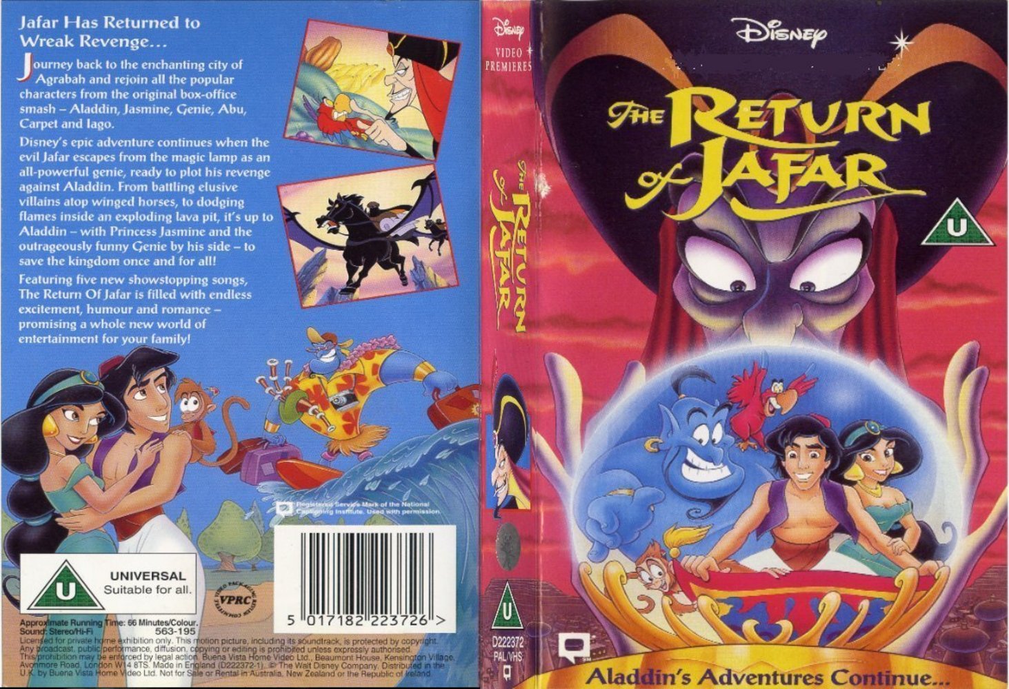 Aladdin: The Return Of Jafar - movie tube - filepages