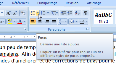 Bien utiliser la liste de puces - abousoum