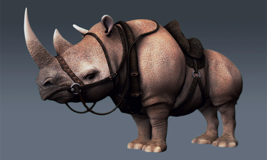 Andrew Bushell - Artist Portfolio: Rhinoceros