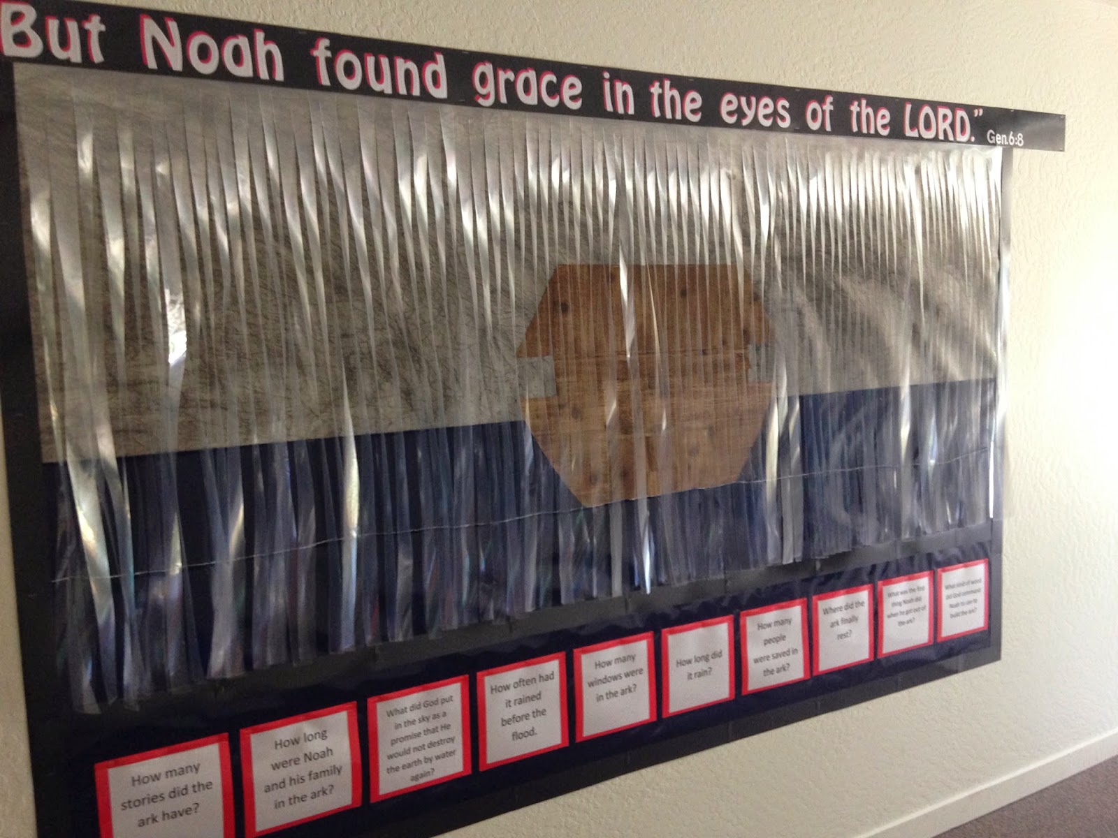 Children's Bible Lessons: Bulletin Board - Noah