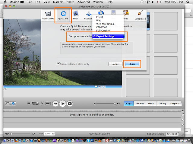 How to make High Quality Videos with iMovie 6 HD - rj california