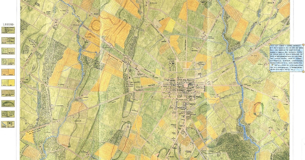 GIS Research and Map Collection: Gettysburg Battlefield Maps Available ...
