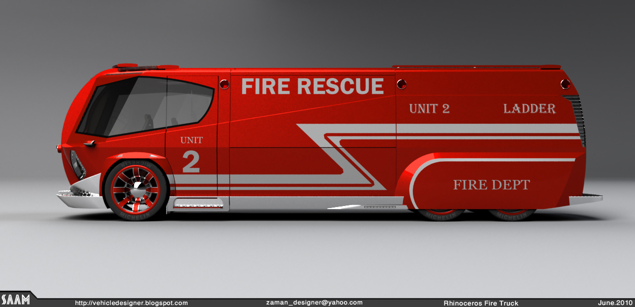 Rhinoceros Fire Truck ~ Vehicle Designs