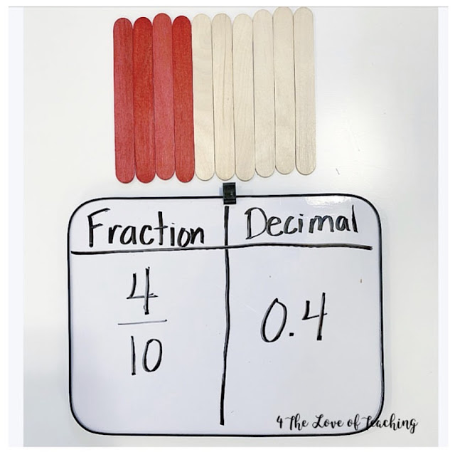 Hands on with Fractions & Decimals - For the Love of Teaching