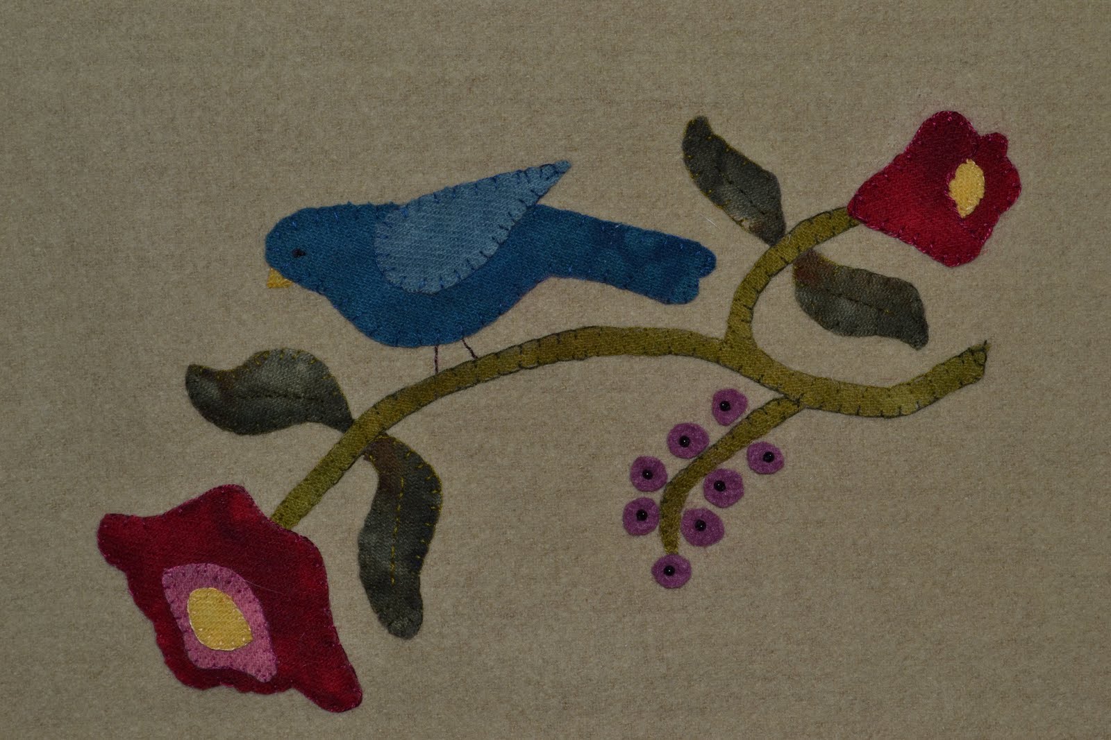 Fabric and Flowers in Texas: Wool Applique- Yet Another Obsession