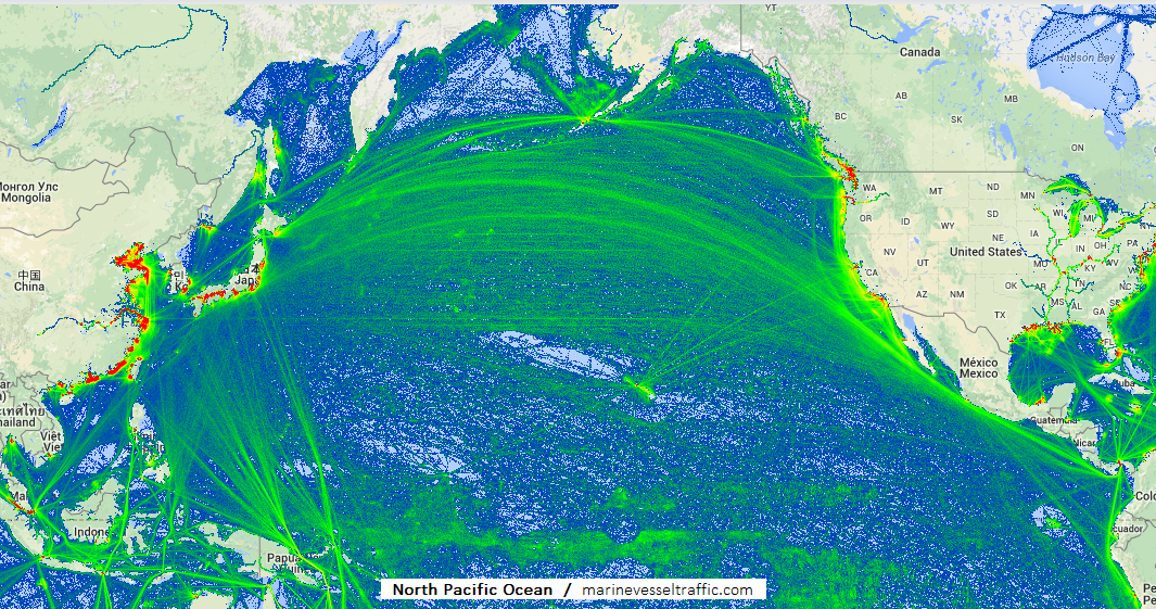 NORTH PACIFIC OCEAN SHIP TRAFFIC | Ship Traffic NORTH PACIFIC OCEAN SHIP TRAFFIC | Ship Traffic