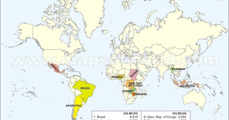 Deforestation Around The World Map - Map