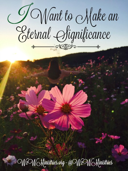 Woman to Woman: I Want to Make an Eternal Significance