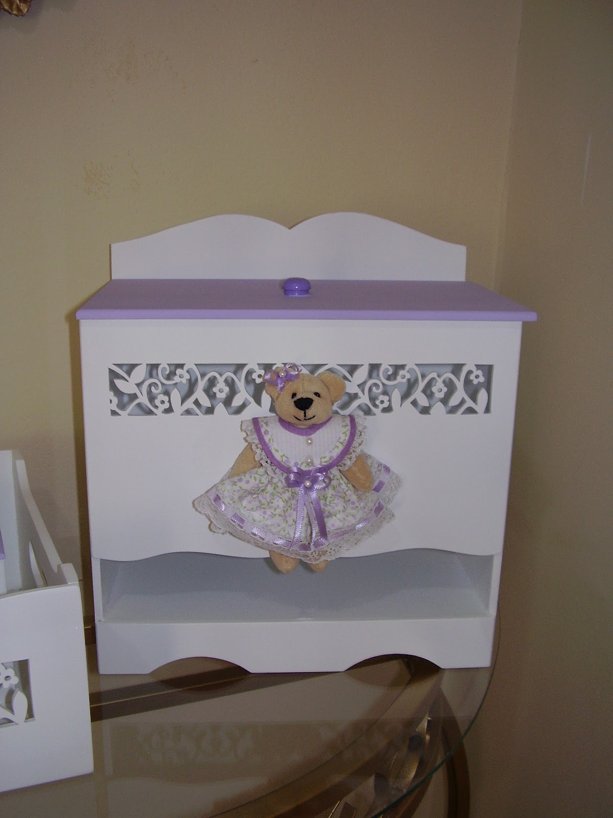 TUTTO PER BAMBINI: PORTA-FRALDAS PARA QUARTO DE BEBE (DESENHO VAZADO ...
