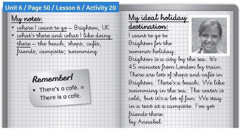 MISS PAQUI: WRITING. MY IDEAL HOLIDAY