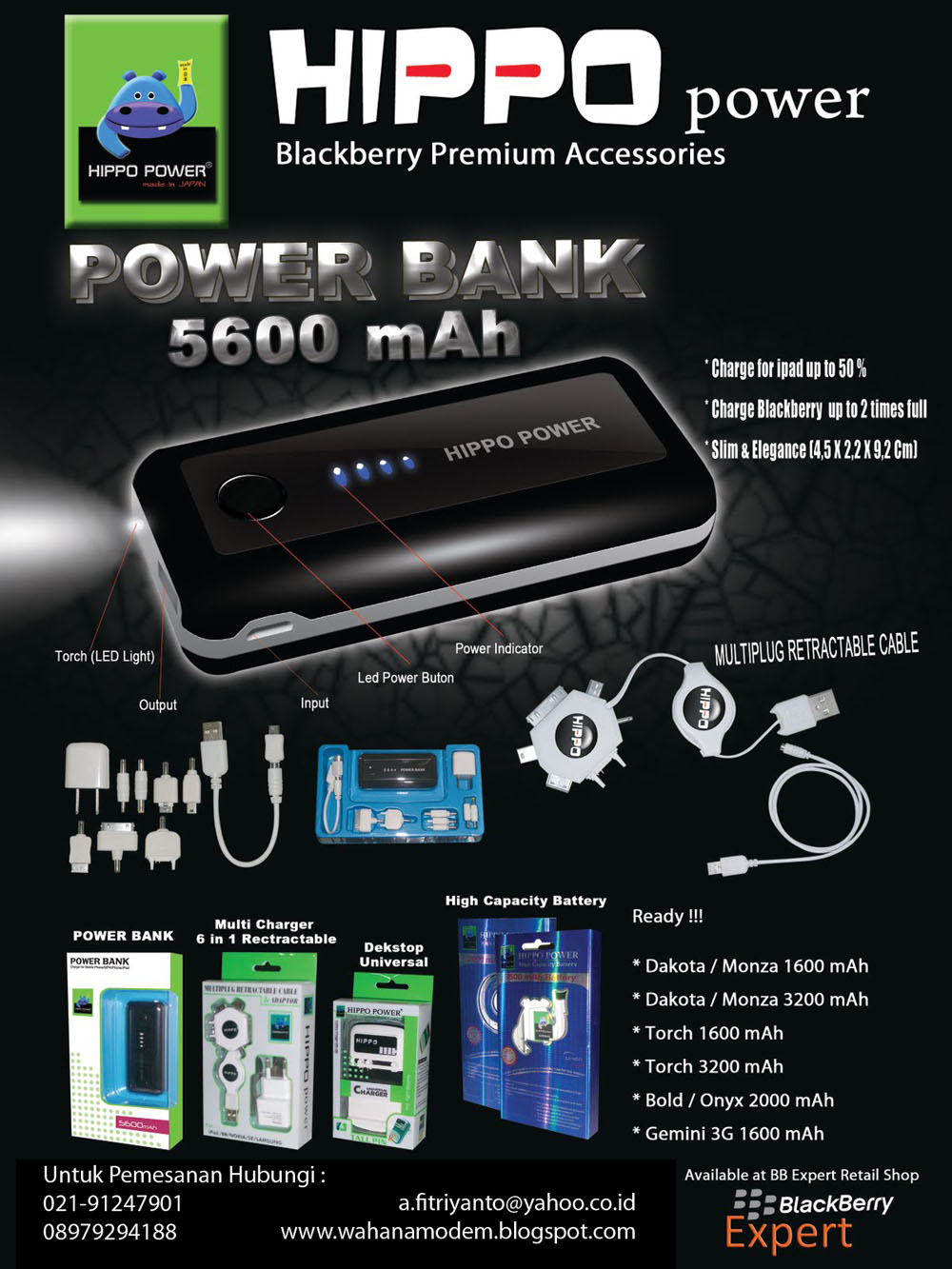 HIPPO POWER bank ~ CERDASKAN INDONESIAKU