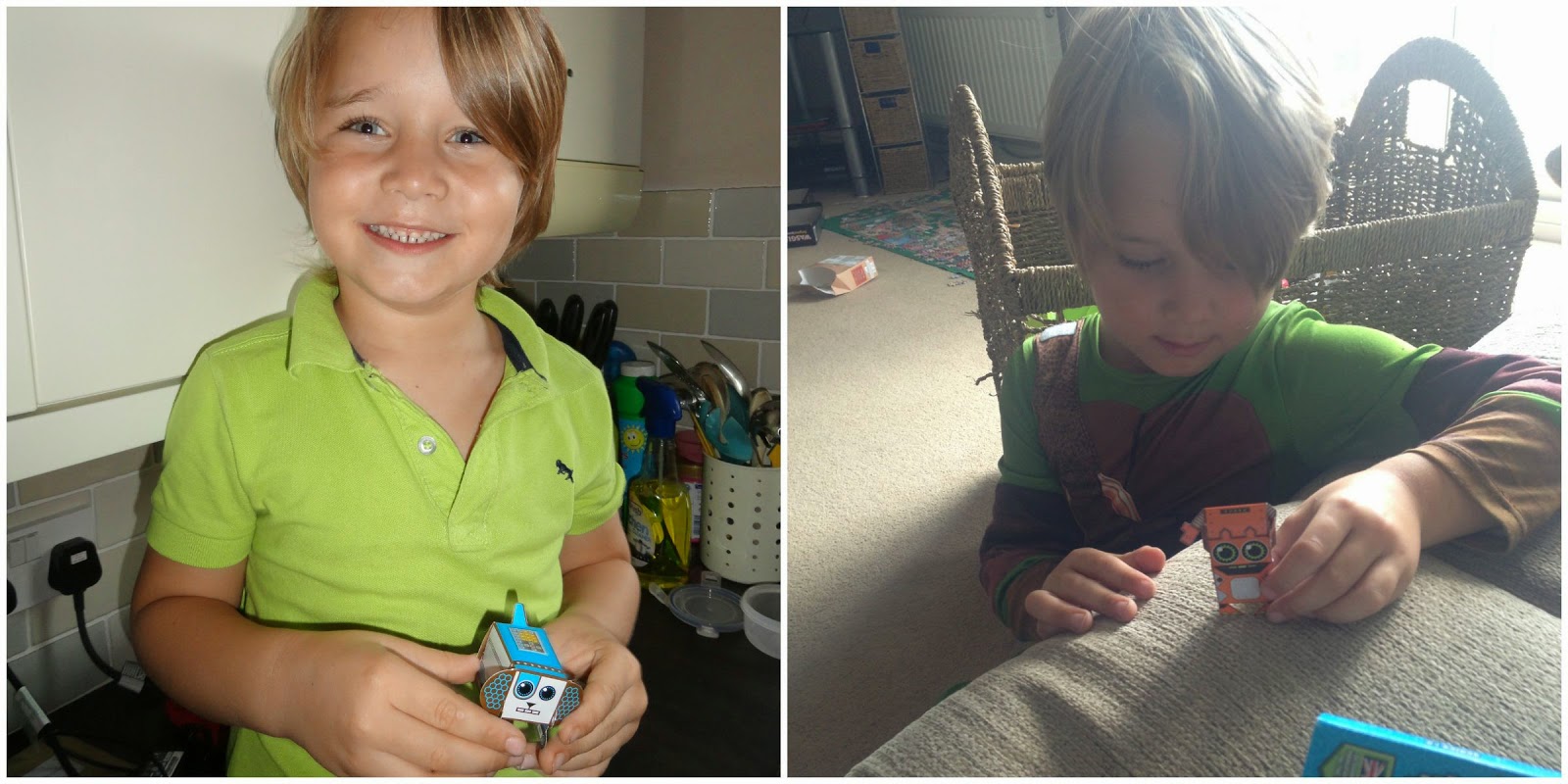 OiDroids Pop-out and Build Robots - Paperblog