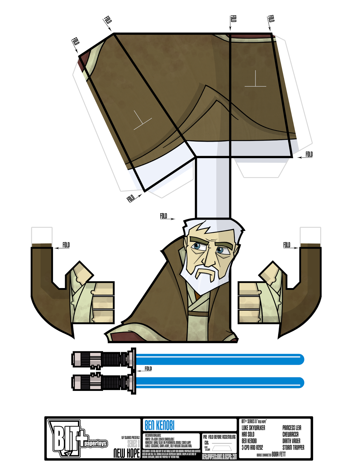 BIT+ Paper Toy Series 8 "NEW HOPE"