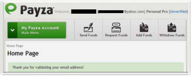 Cara Daftar Payza | Ahmad's Weblog