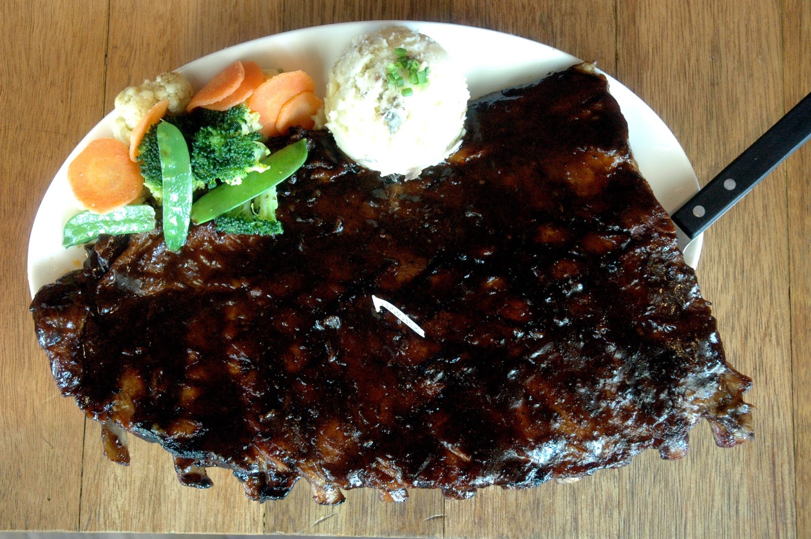 DUDE FOR FOOD: Sticky Bones and Ribs at Morganfield's