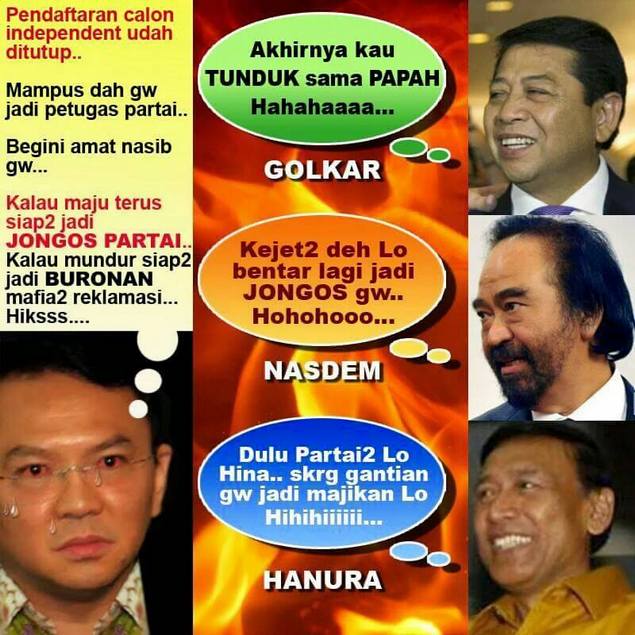 Jika Skenario Koalisi 7 Parpol Ini Berjalan, Ahok Akan Gagal Maju ...