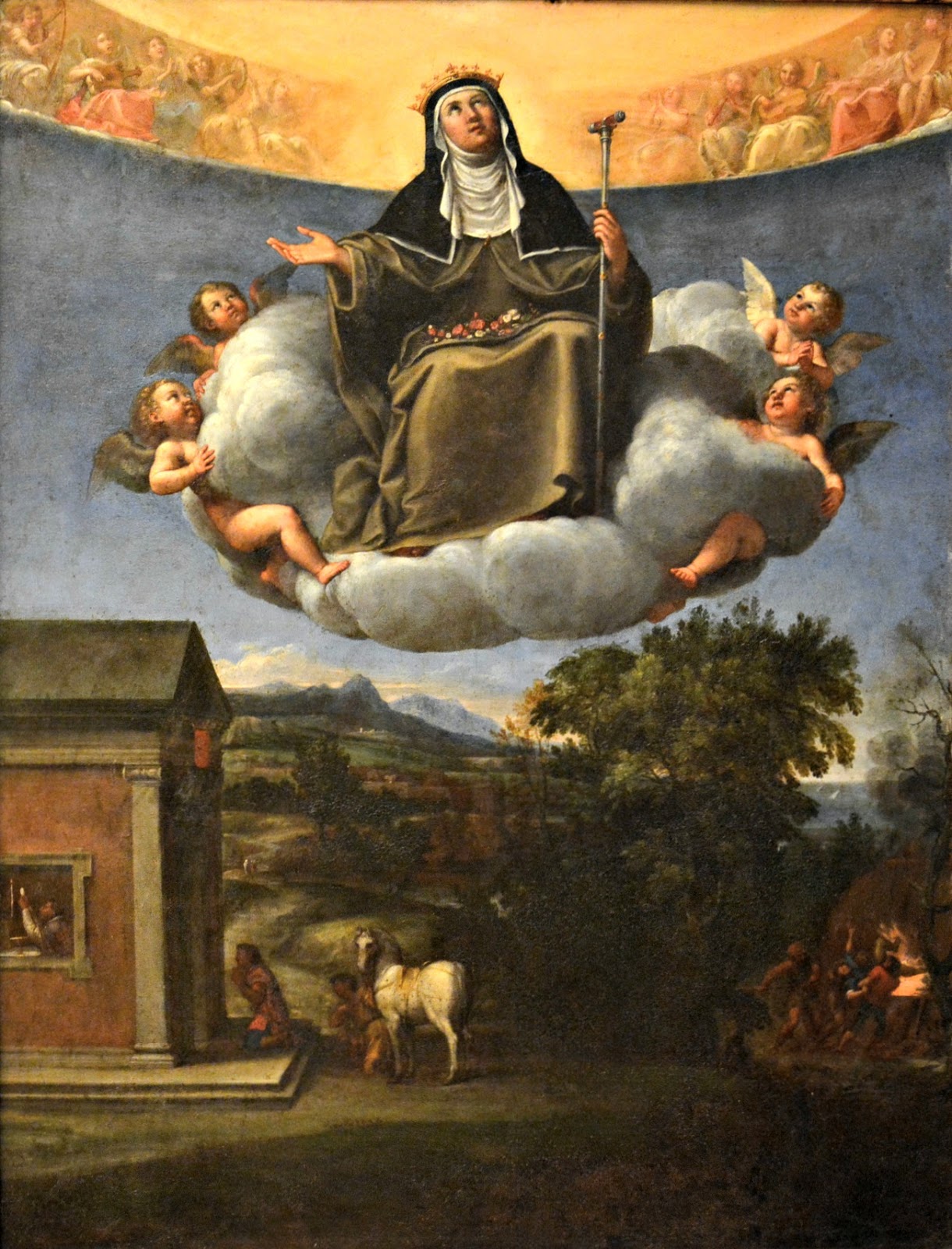 Museo Francescano Virtuale: Santa Elisabetta in gloria in un dipinto di ...