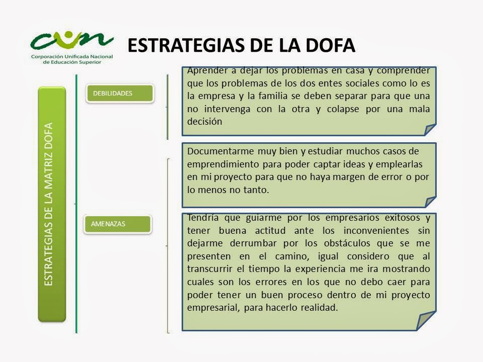 MATRIZ DOFA : MATRIZ DOFA