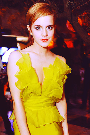 Emma Watson: Emma Watson in Yellow