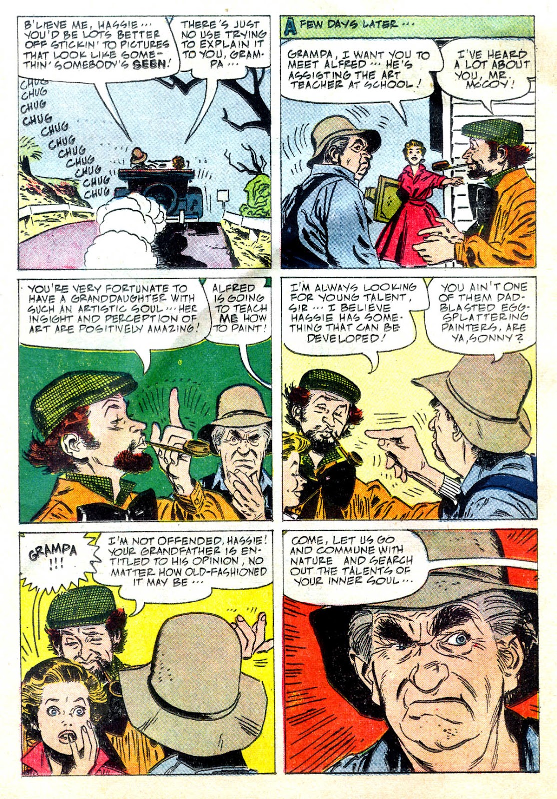 The ALEX TOTH archives: TOTH - FOUR COLOR COMICS 1134 Real McCoys ...