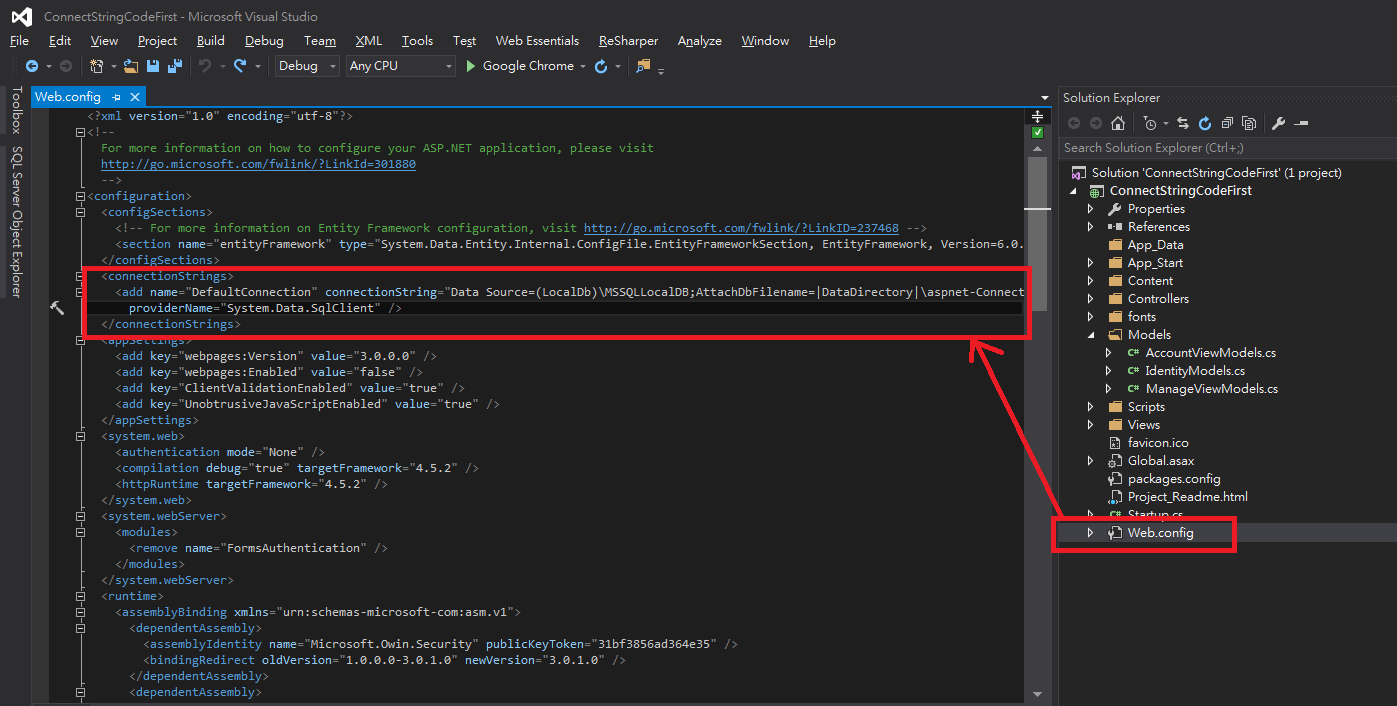 Asp Net Mvc Entity Framework Code First With Localdb