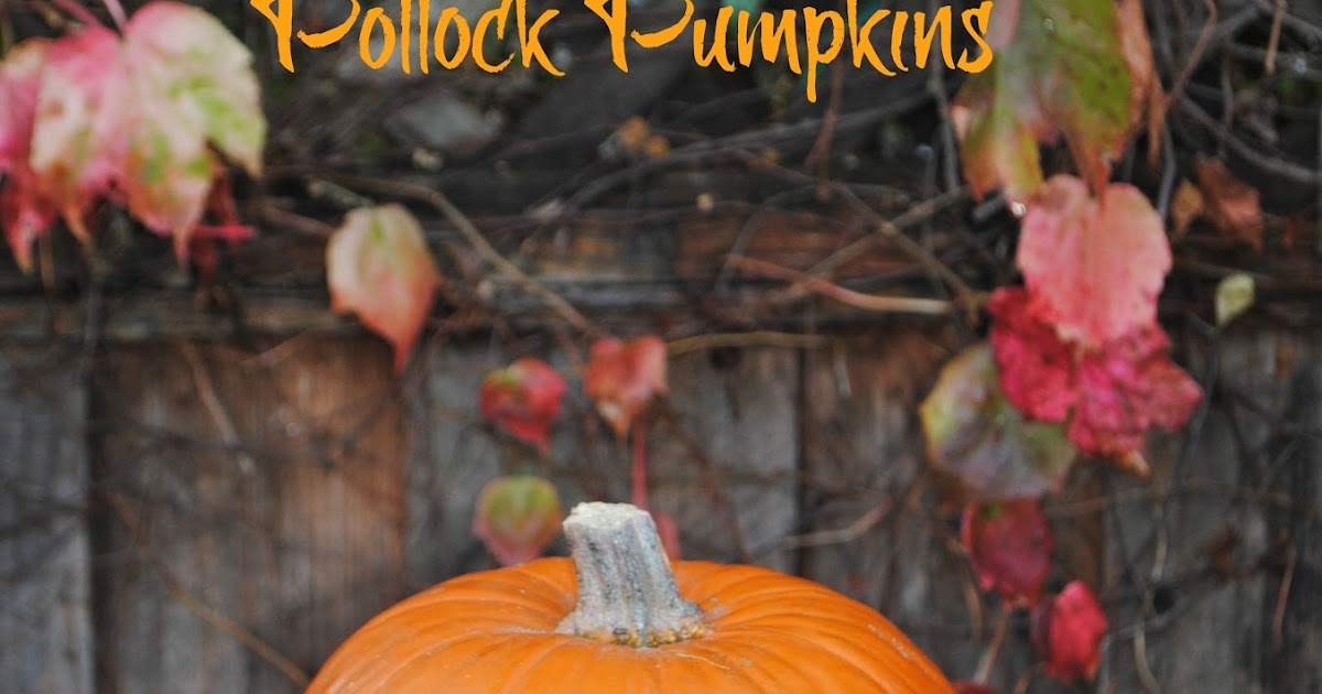 Jac o' lyn Murphy: Pollock Pumpkins...Our Artsy Halloween Part 2