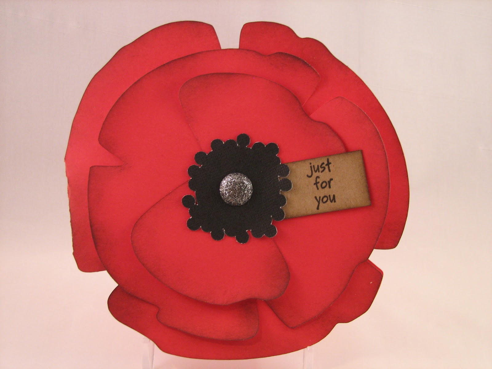 Lady Of Leisure Ink: Poppy Card