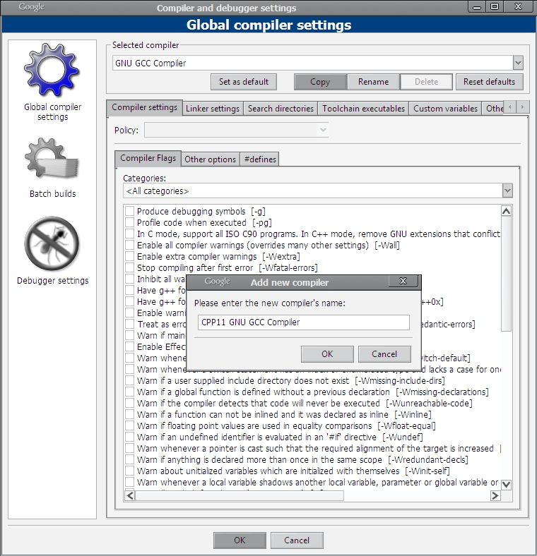 쭌안아빠 C11c0x 과 Codeblock Mingw32 Gcc