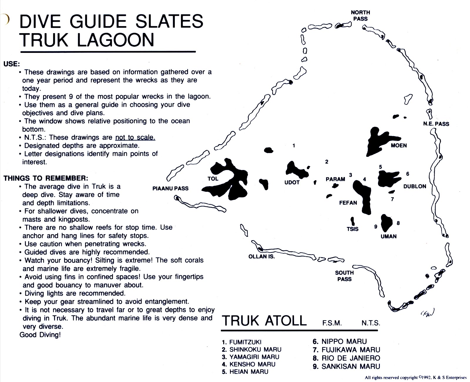 Marco Carnovale: Dive sites of cruise in Chuuk Lagoon on Truk Aggressor ...