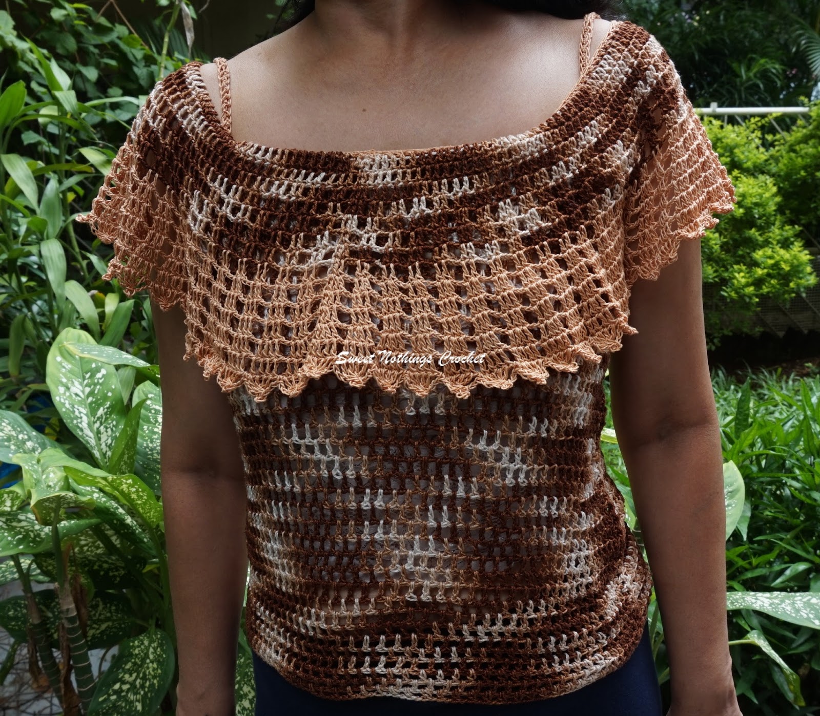 Sweet Nothings Crochet: OFF-THE-SHOULDER TOP 2