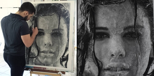 Design Stack: A Blog about Art, Design and Architecture: Realistic Portraits in Different Styles