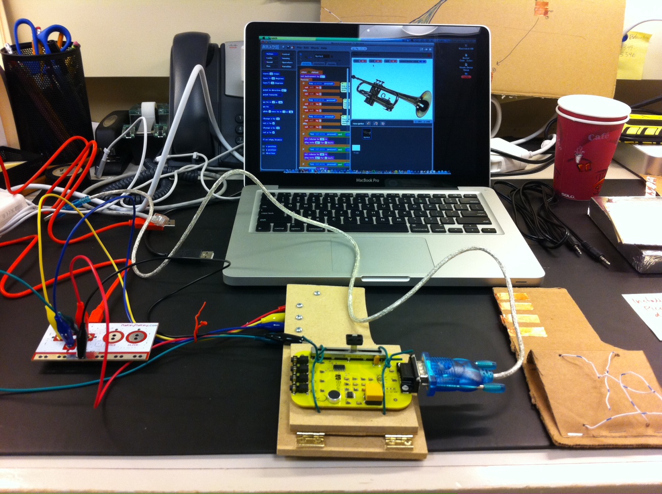 MaKey MaKey PicoBoard Scratch Trumpet