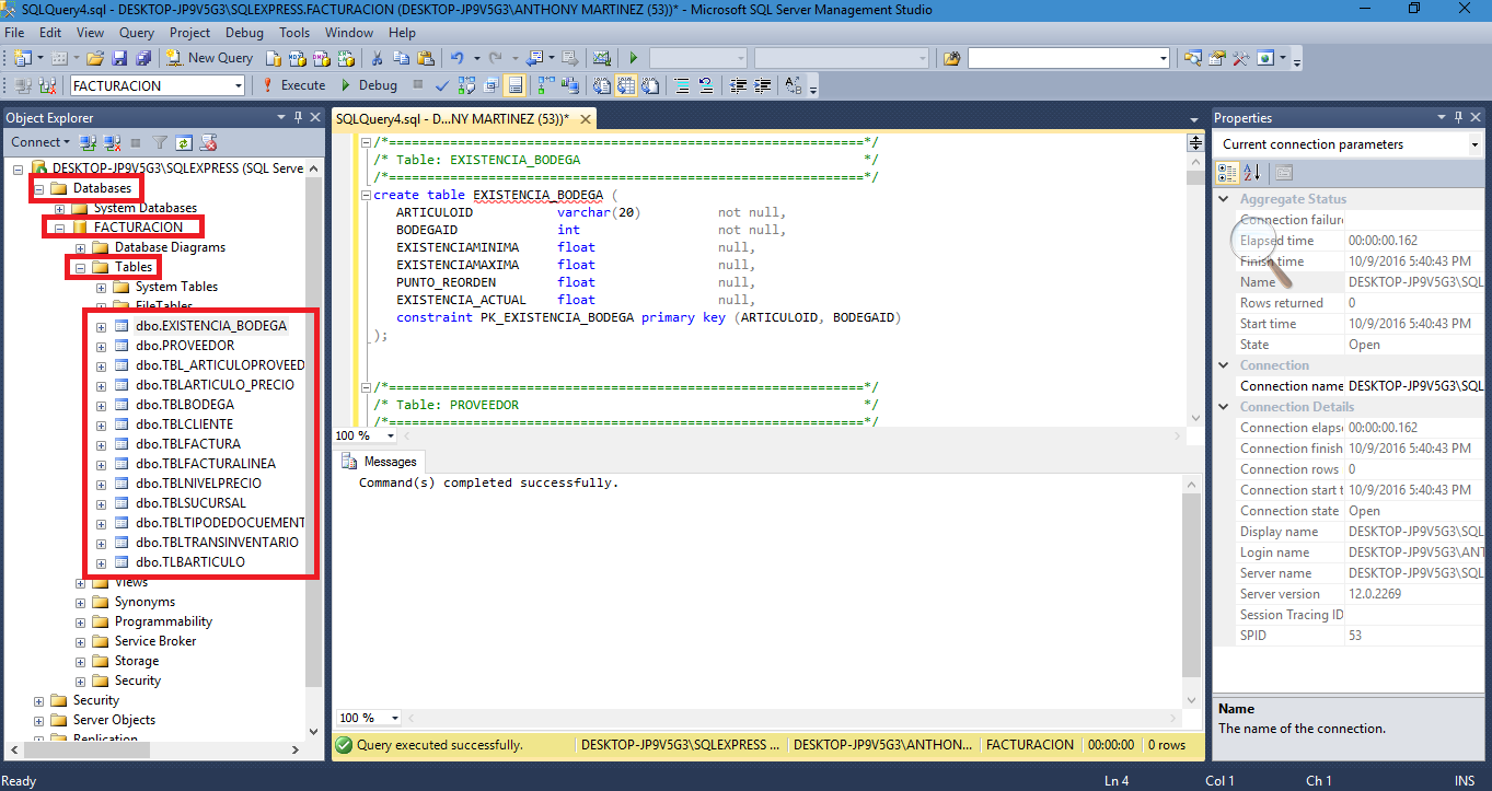 DISEÑO, ESTRUCTURA Y CREACION DE UNA BASE DE DATOS: PASO 3 ...