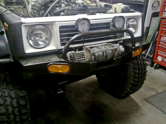 J1 Metal Fabrication: Suzuki Samurai Winch Bumper