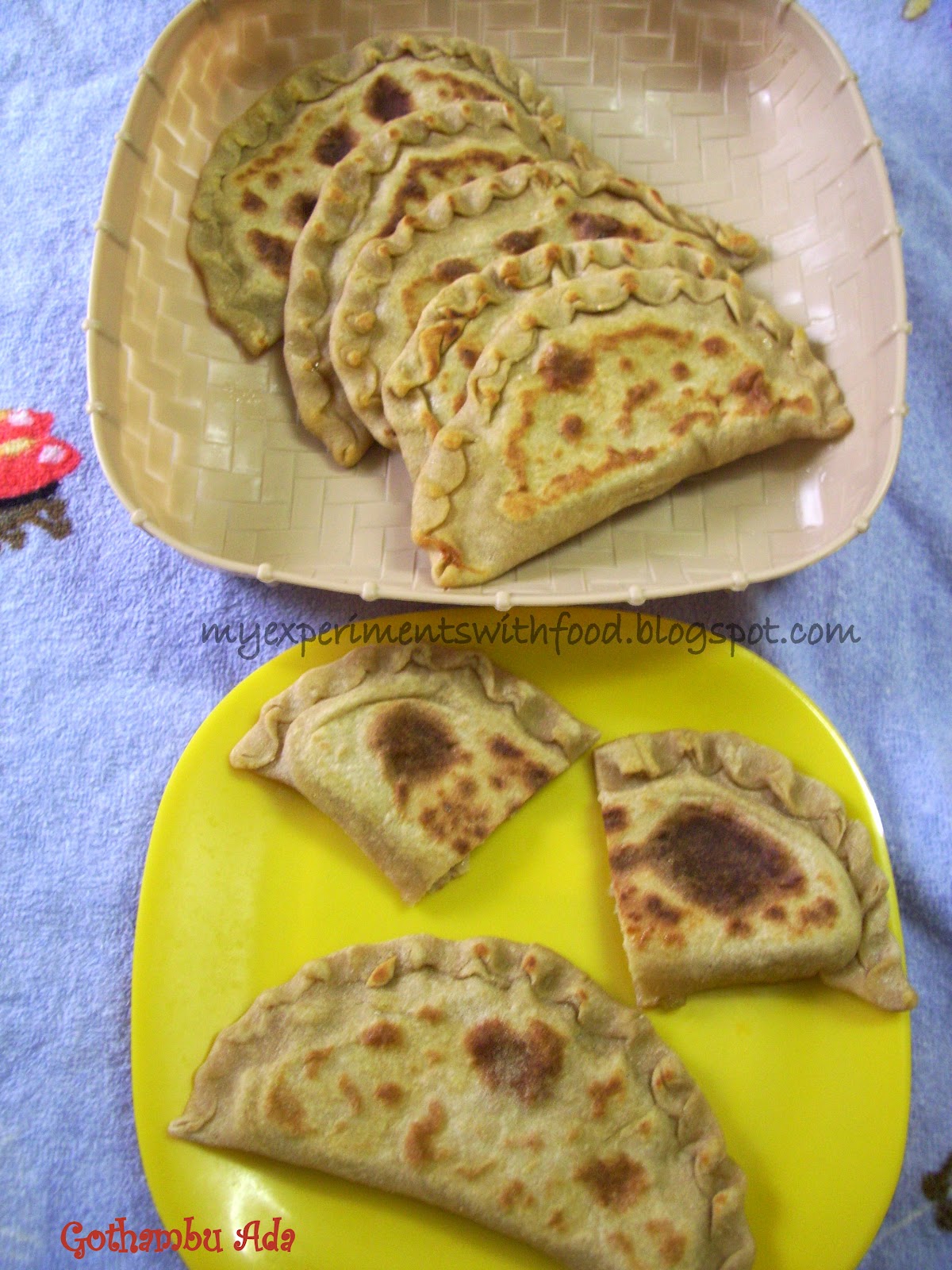 My Experiments With Food: Stuffed Wheat pancakes / Gothambu Ada