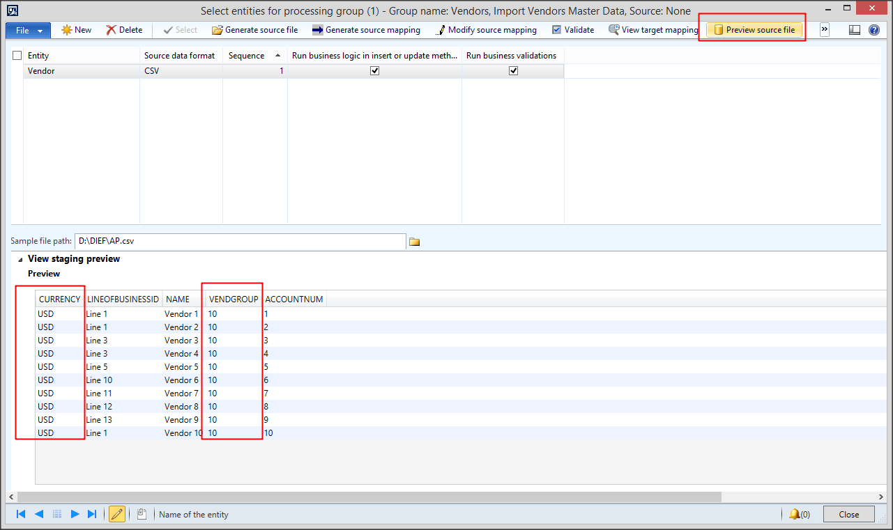 Dynamics AX Tips: Assign Default Values Automatically During the importing process through DIXF