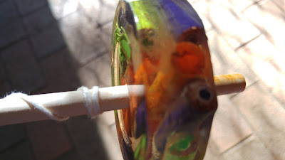 Chronicles of a humpy dweller: Making resin drop spindles