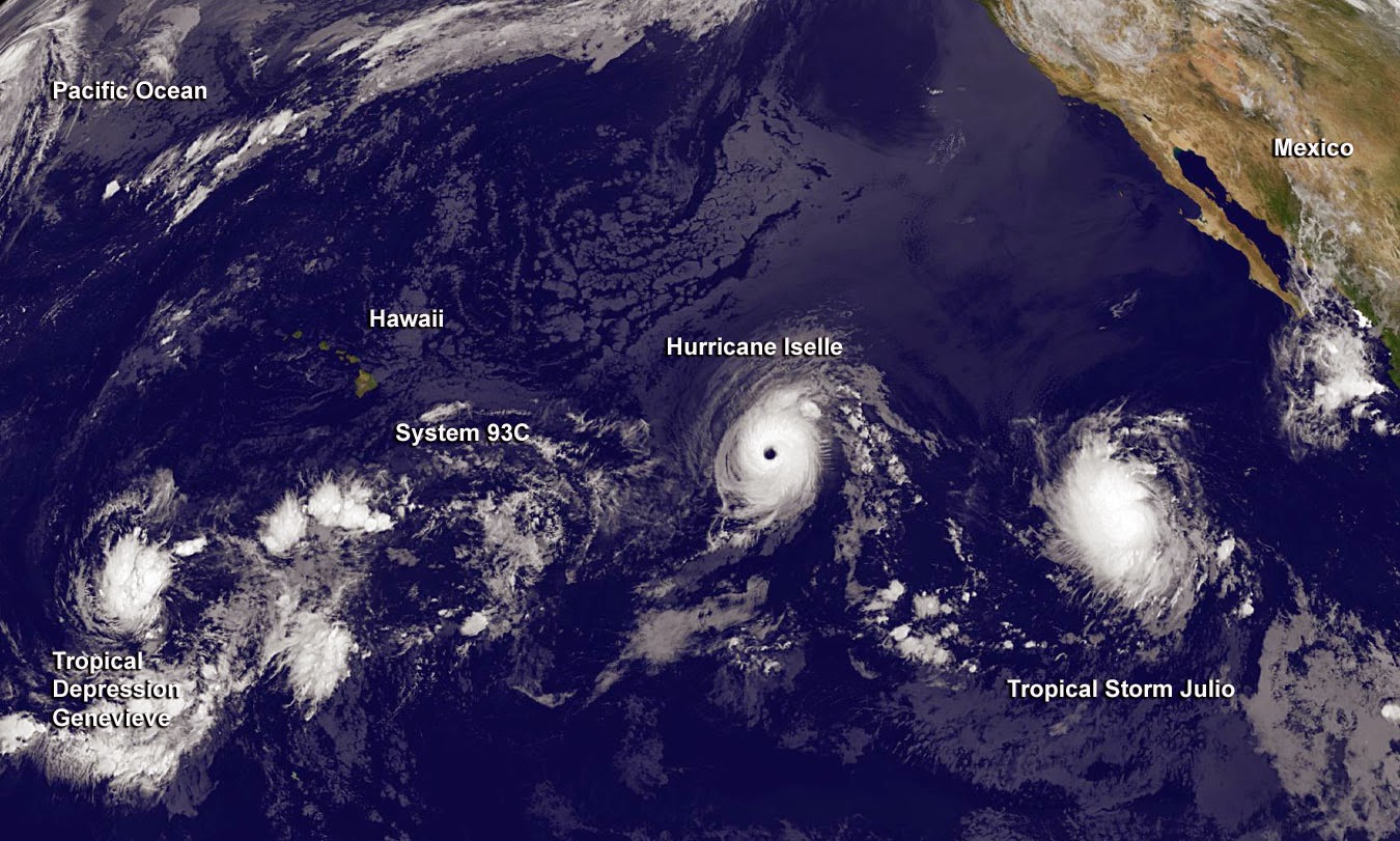 Suburban spaceman: NASA Earth Observation GOES: Hurricane Iselle ...