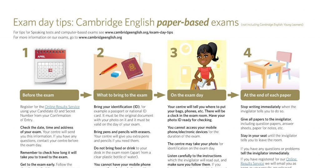 Tips to get ready for your Cambridge Exam ~ The English Corner Escuela ...