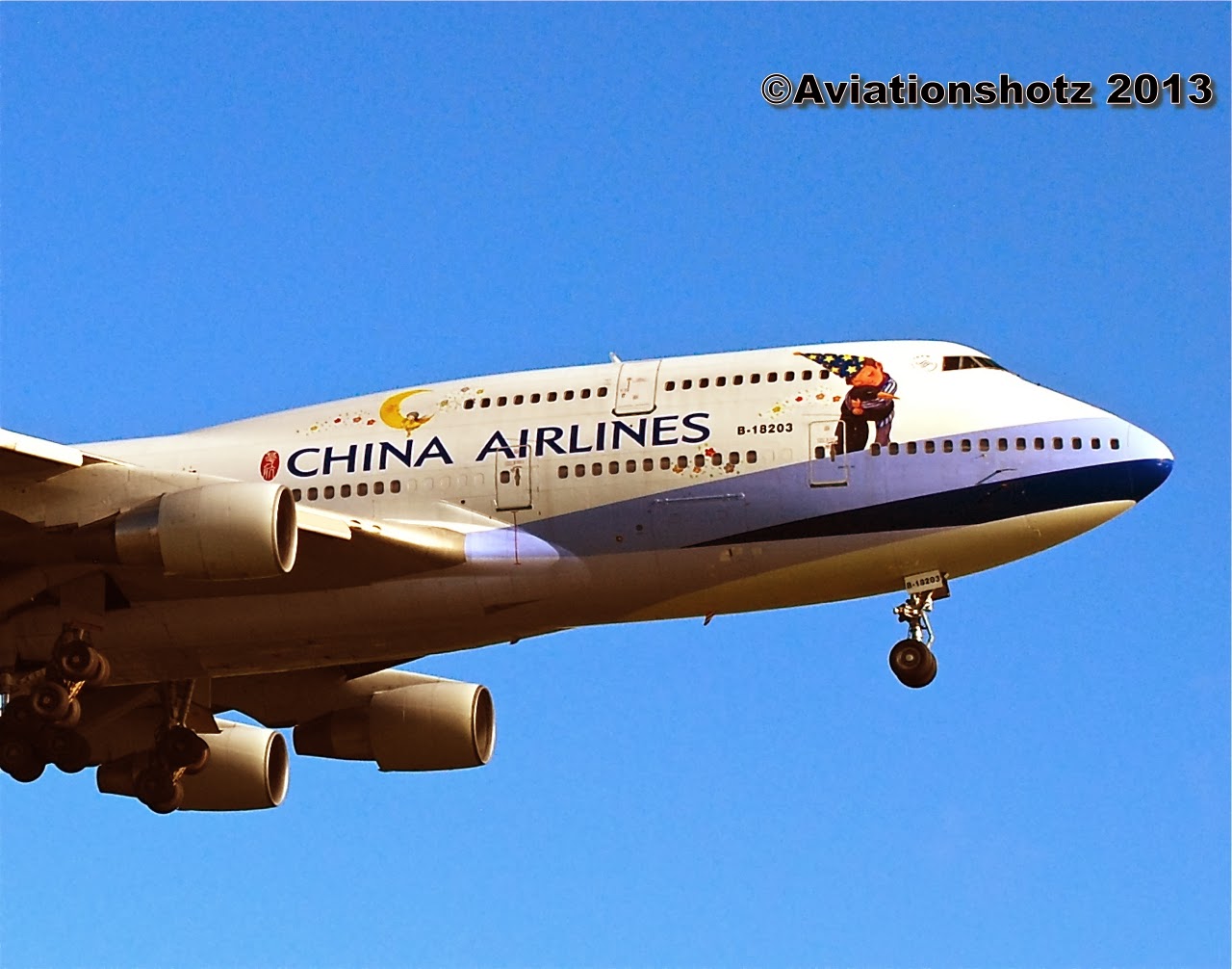 Aviationshotz: China Airlines B747-400 Summer Visitor