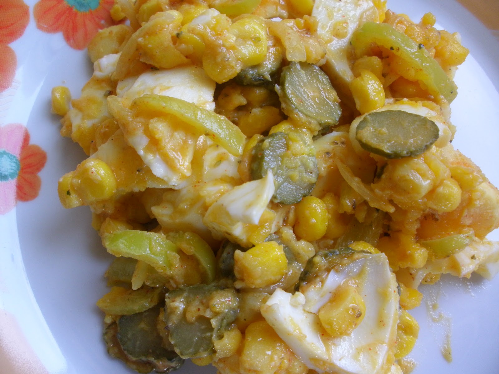 Come to cook: Αυγοσαλατα με καλαμποκι