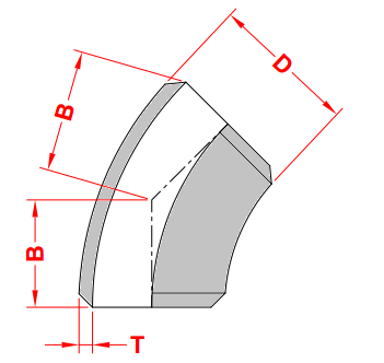 Elbow 45 Schedule Standart ~ Tips and Trick AutoCAD