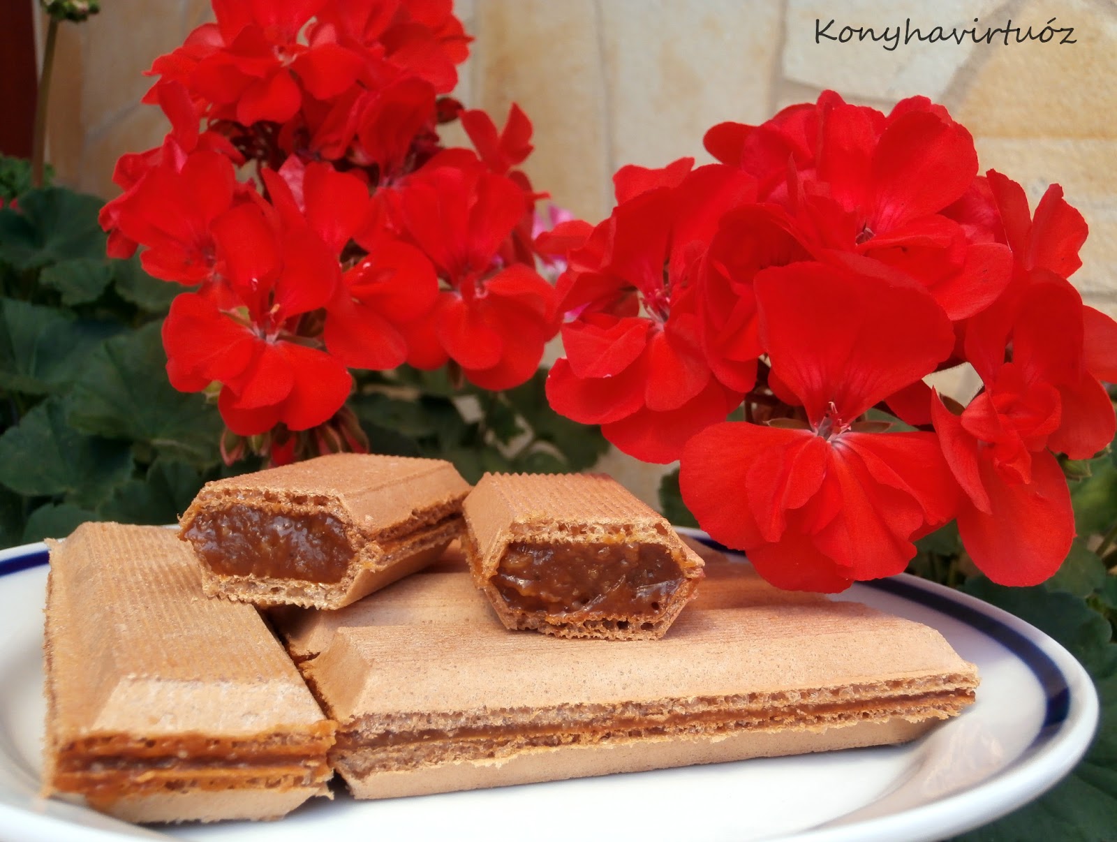 Konyhavirtuóz: Diós-karamelles ostya