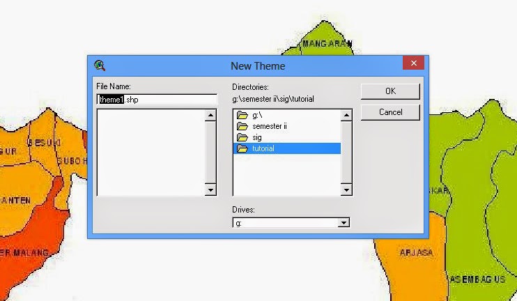 Tutorial ArcView Sederhana: Tutorial ArcView