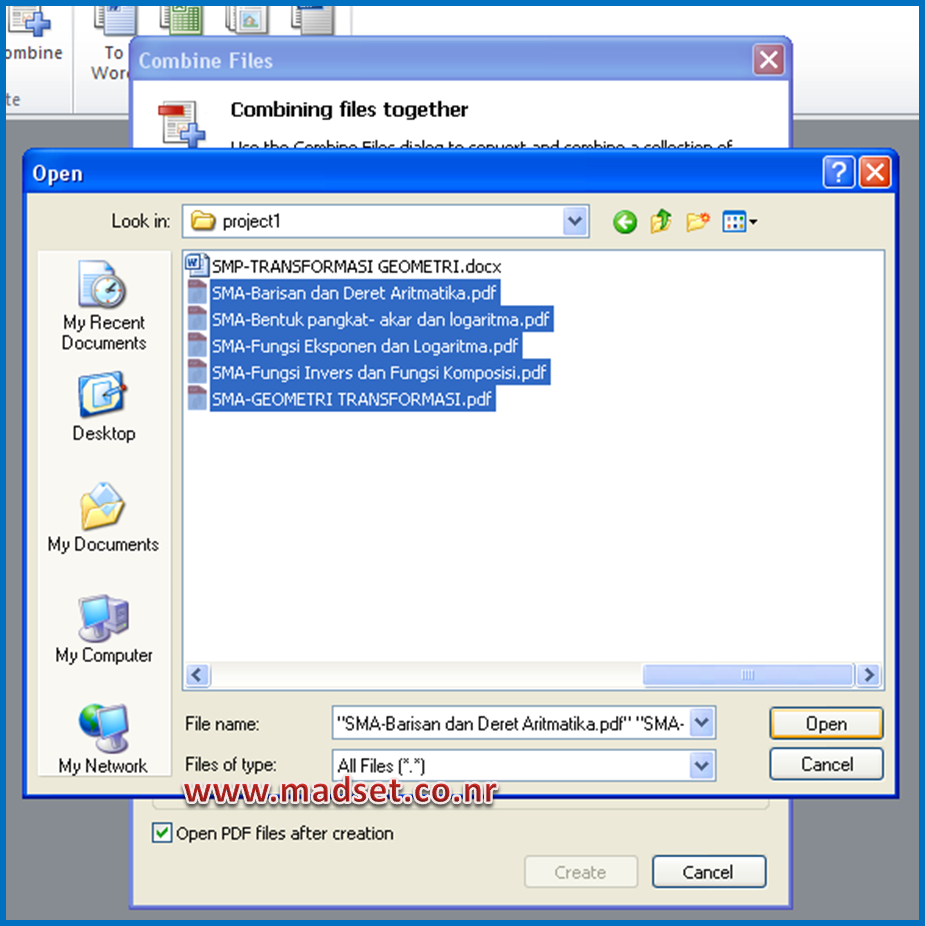 Cara Membuat dan Menggabungkan file PDF