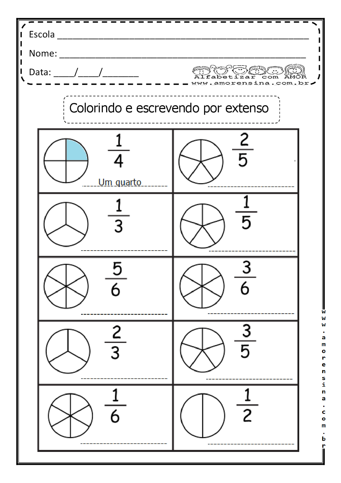 Como Escrever Fração Por Extenso - REVOEDUCA