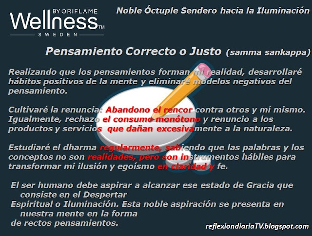 Reflexión Diaria TV: Pensamiento Correcto o Justo (samma sankappa)