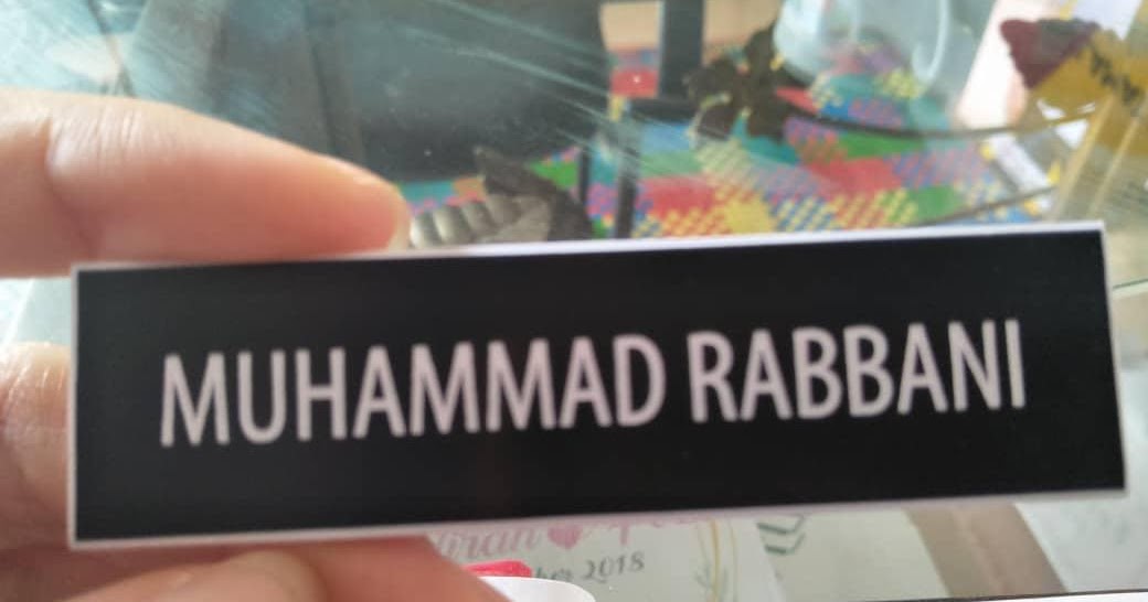 Sixth Sense printing: NAME TAG GURU