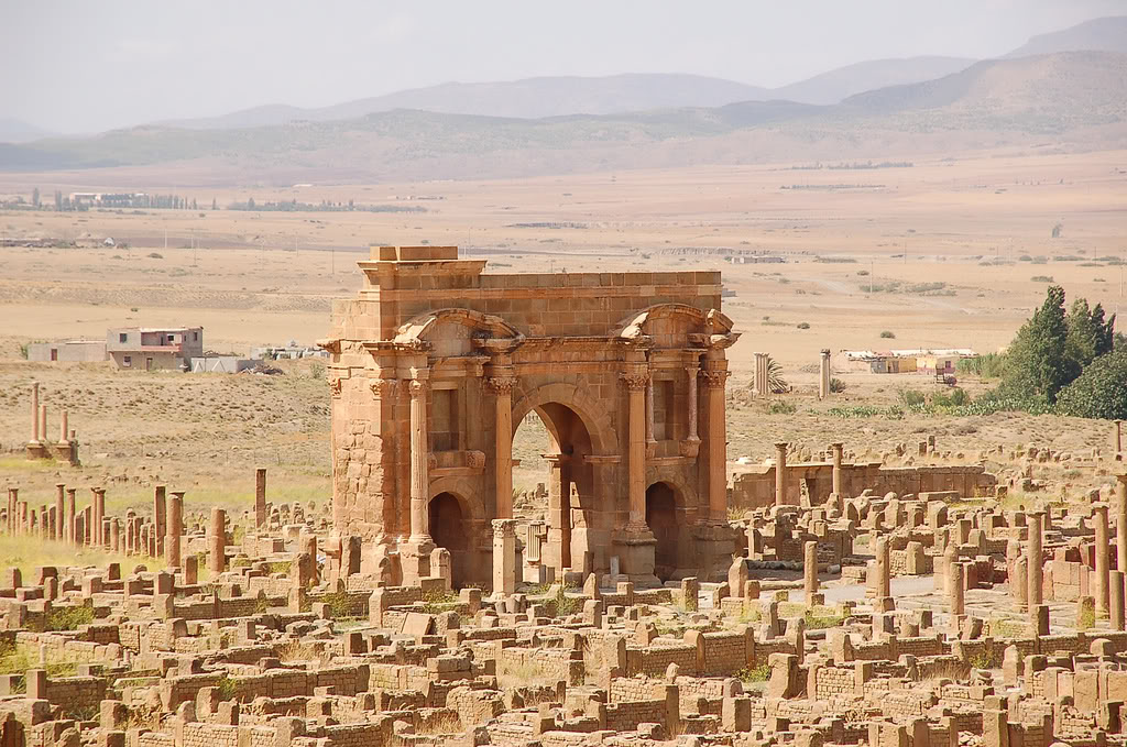 Cidade de Timgad - Argélia | O Meu Passaporte - Viagens Baratas, Voos ...